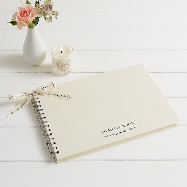 Book of Condolence Leather - Etsy