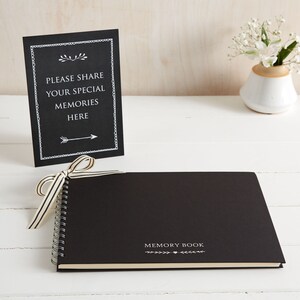 INSTANT DOWNLOAD Printable Black 'share Your Special Memories' Sign ...