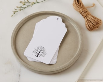 25 Memory Tree Tags Funeral Remembrance Celebration of | Etsy