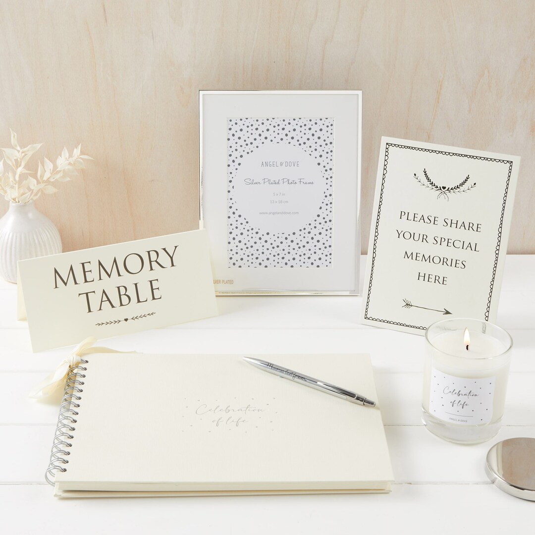 Celebration of Life Memory Table Collection With Candle - Etsy