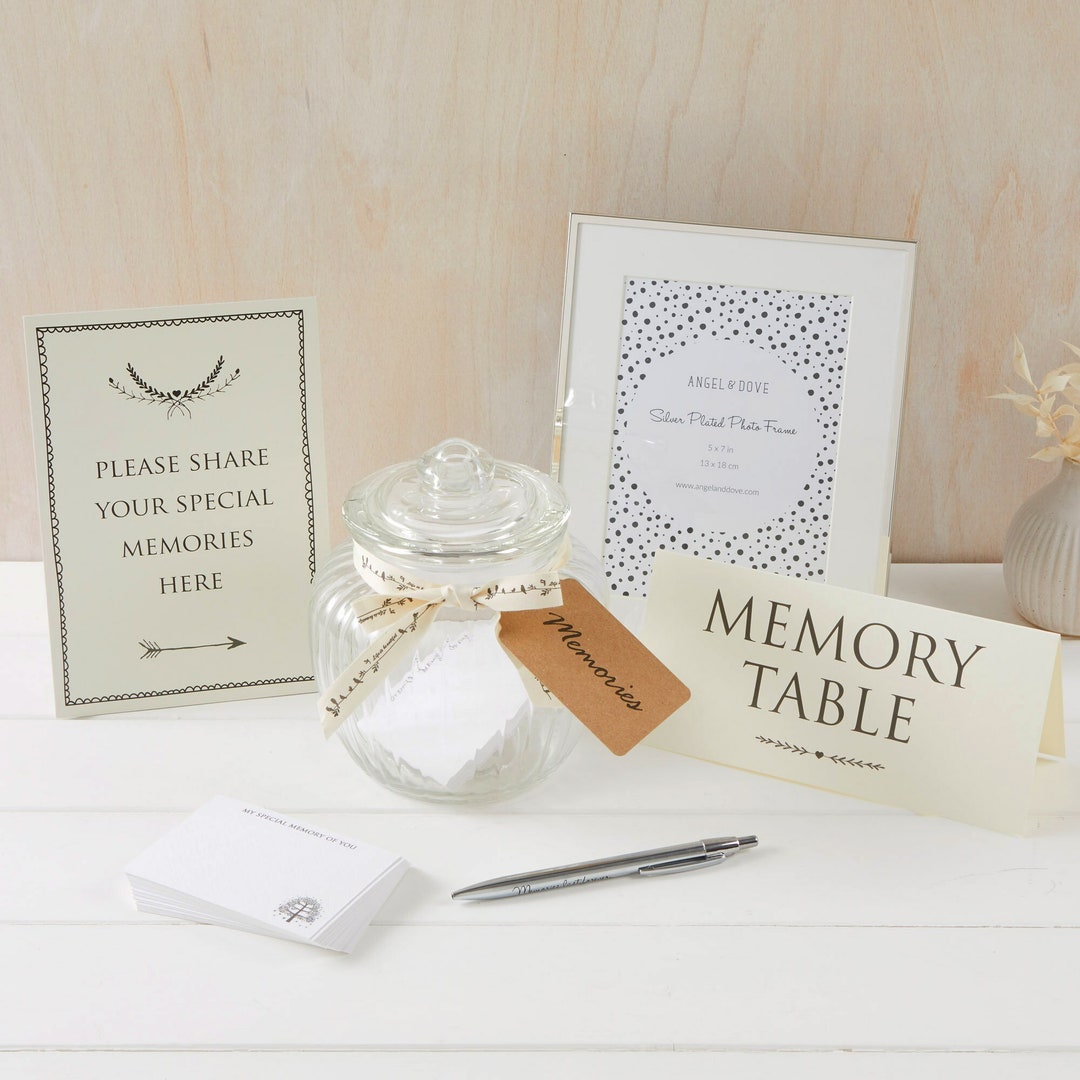 Funeral Memory Jar Collection - for Memorial, Celebration of Life ...