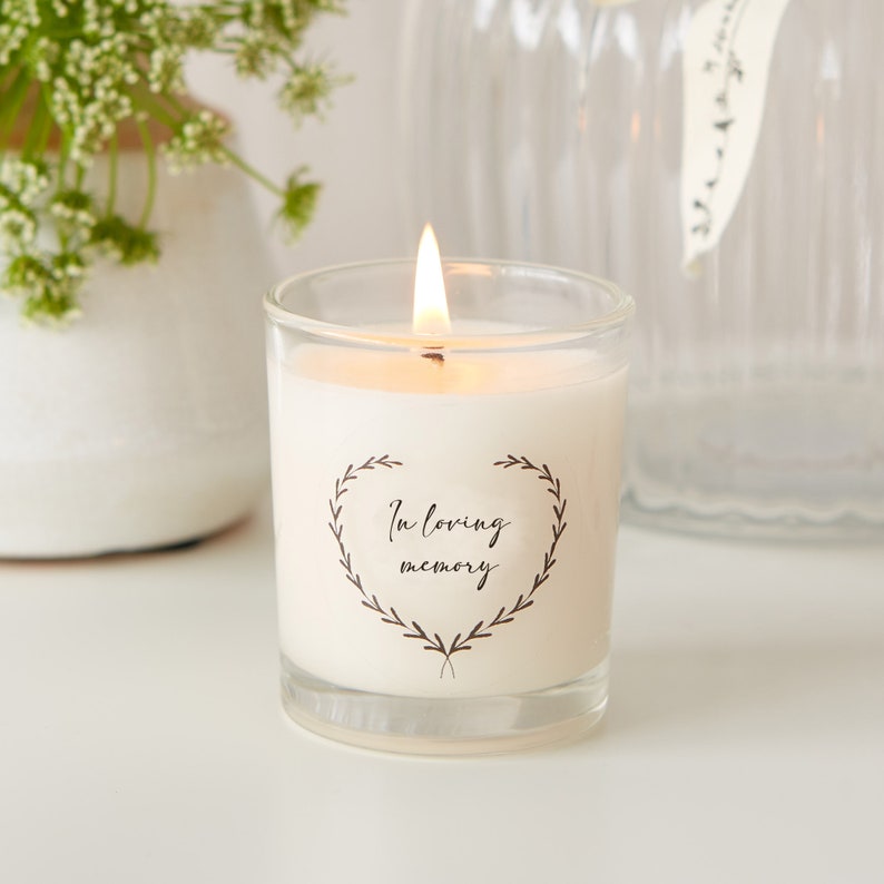 In Loving Memory Votive Candle With Luxury Gift Bag & Card - A ...