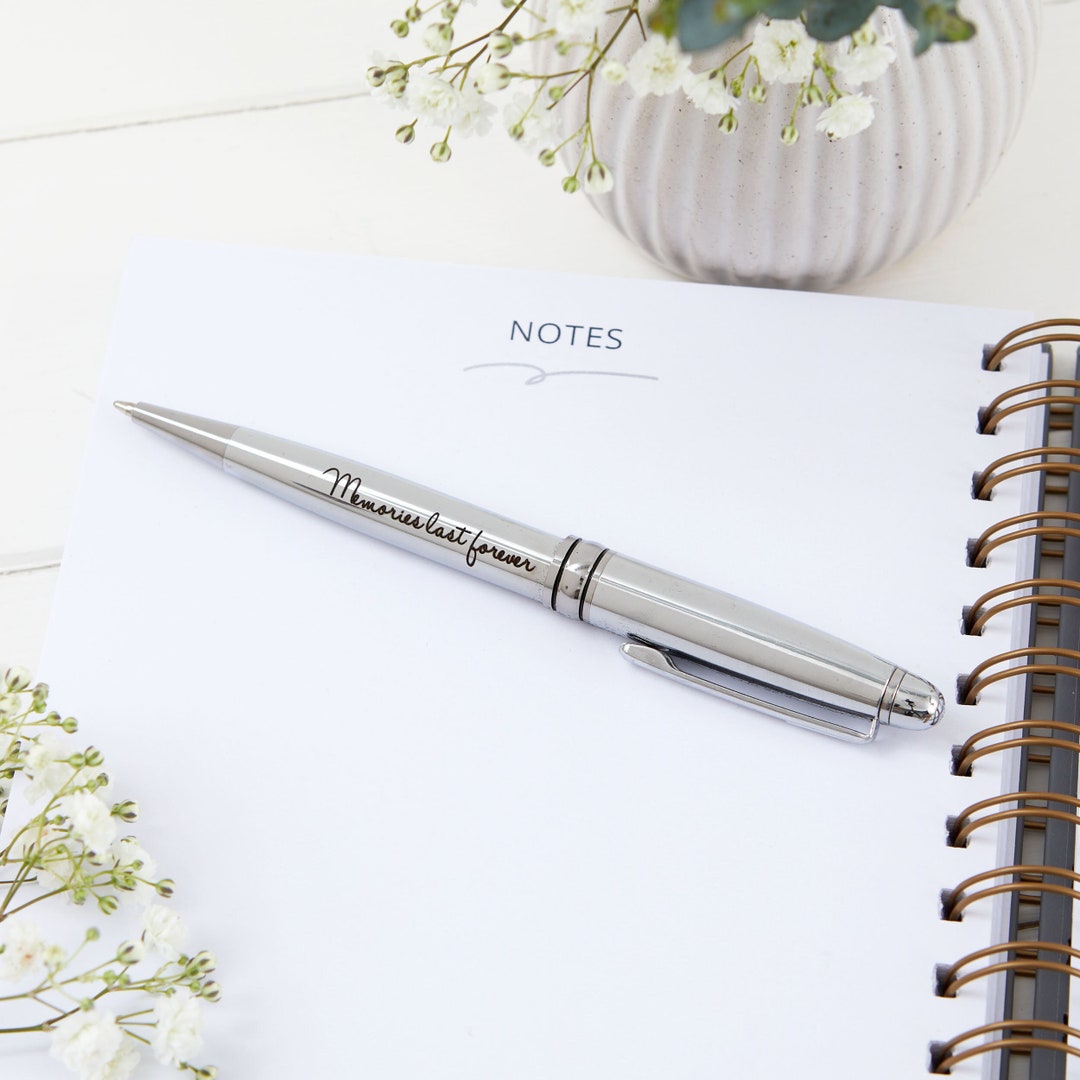 Memories Last Forever Pen - for Funeral Guest Book, Memorial ...