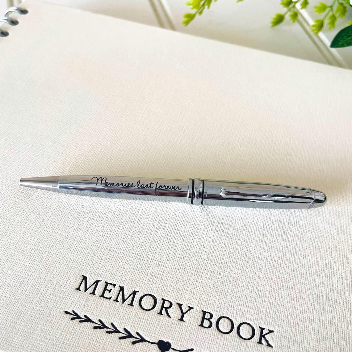 A5 Ivory Memory Book, 2 Signs & Pen Funeral Memory Table Collection - Etsy