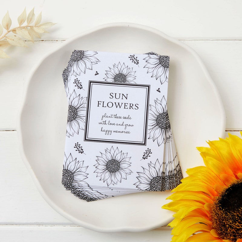 Sunflower Packets - Etsy