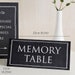 Large A4 Luxury Black Memory Book & 2 Signs Set - Perfect for Funeral ...