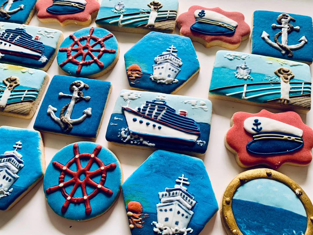 Let’s the Voyage Begin! Cruise Cookies, Traveling Cookis, Crew Gift ...