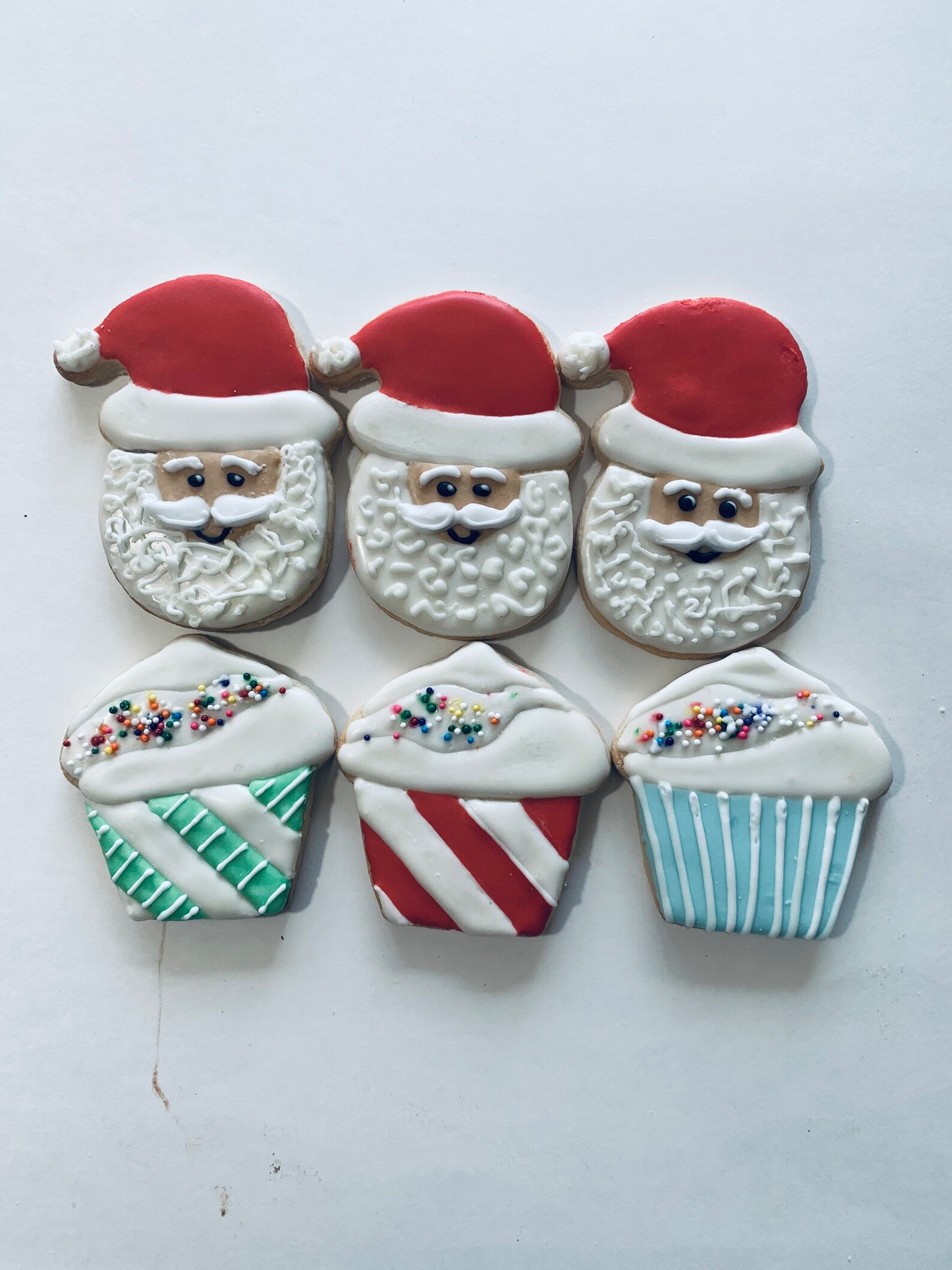 Santa Claus Sugar Cookies, Christmas Cookies, Holiday Cookies - Etsy