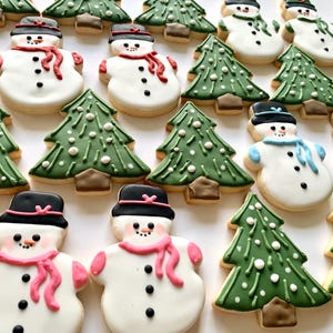 Frosty Season Sugar Cookies, Winter Travel, Forest, Pine Tree, Snowfall ...