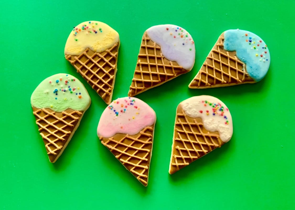 Cool Treats: Ice Cream Cone Sugar Cookies - Etsy