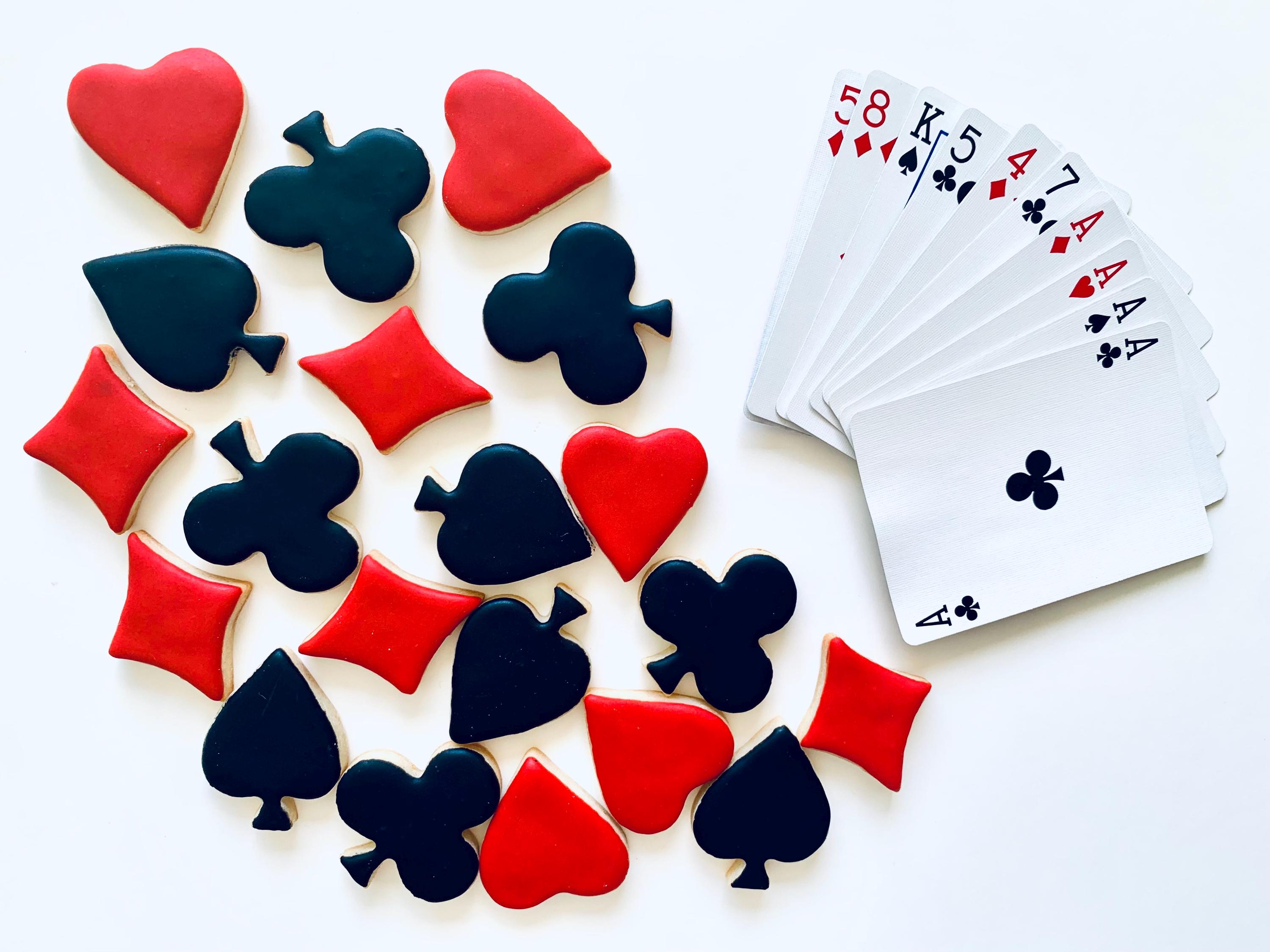 Poker Party Treats, Casino Night Sugar Cookies, Card Game, Winner ...