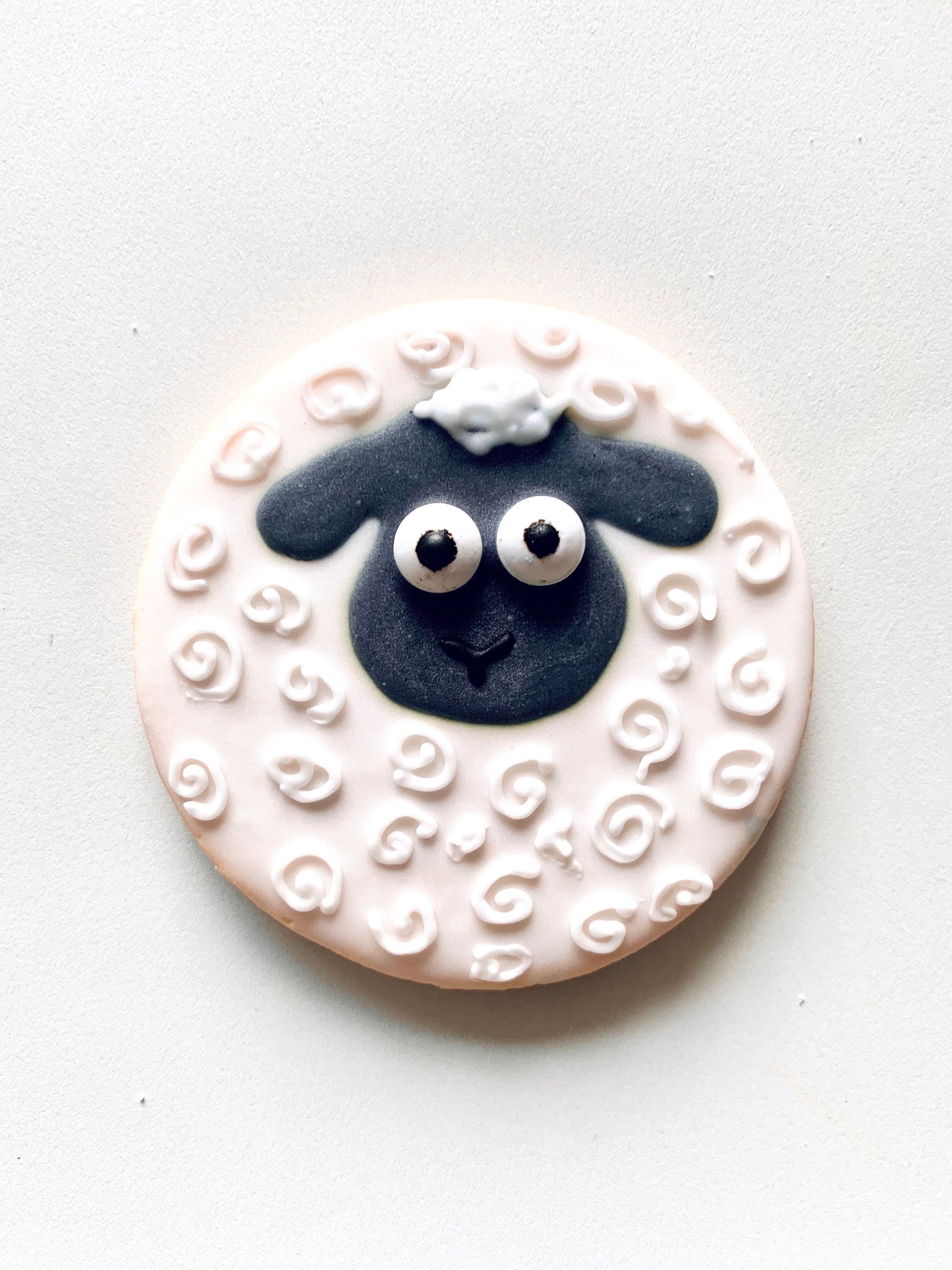 Sheep Decorated Sugar Cookies, Lamb Cookies, Easter Cookies, Farm ...