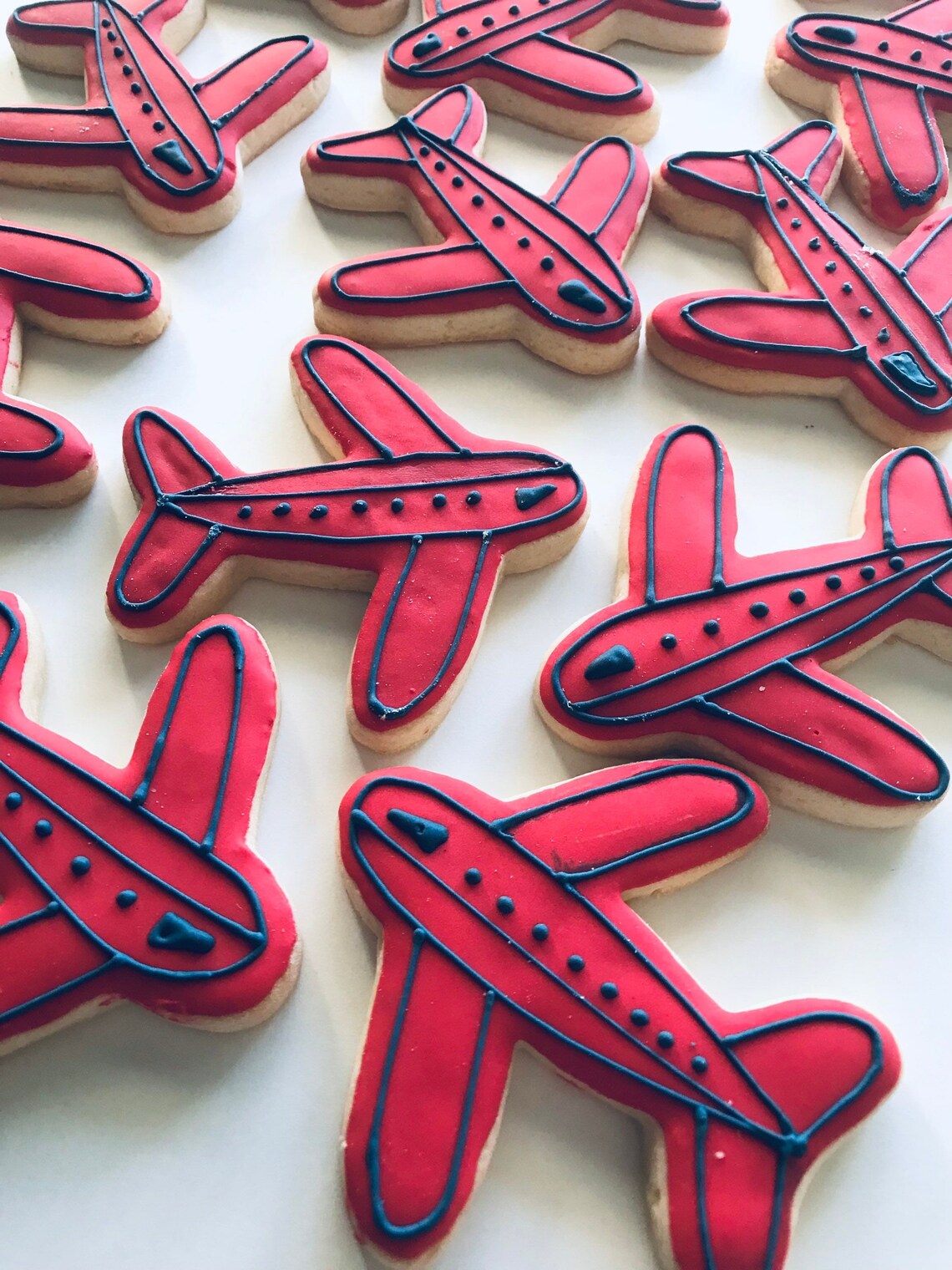 Aviation Airplane Sugar Cookies Pilot Gift Baby Shower - Etsy