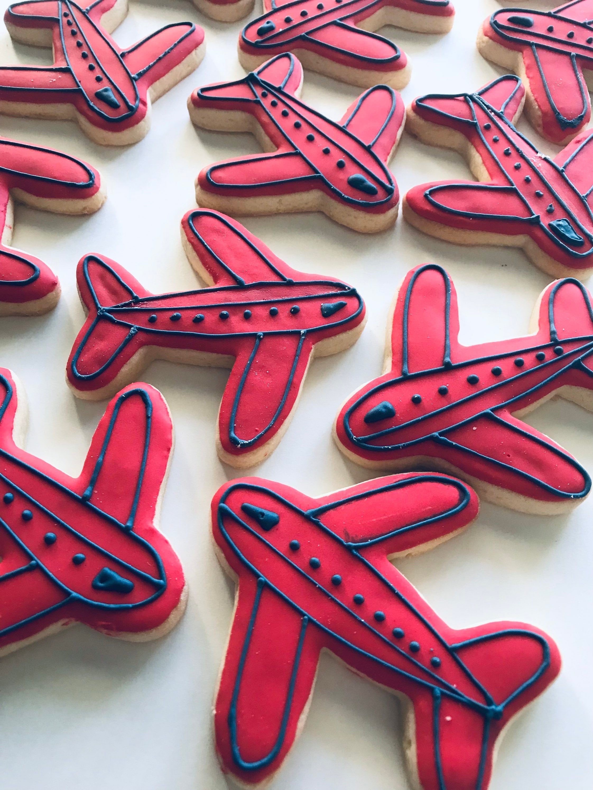 Aviation Airplane Sugar Cookies Pilot Gift Baby Shower - Etsy