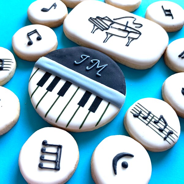 Piano Cookies - Etsy