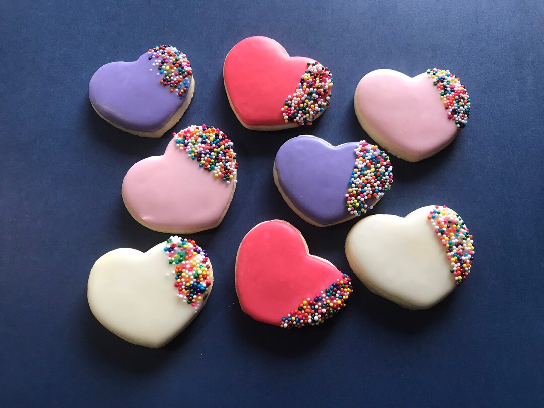 Mini Heart Sugar Cookies. 20 Pieces/2" - Etsy