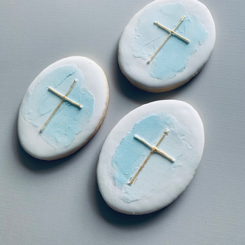 Cross Sugar Cookies - Etsy