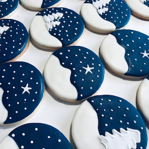 Winter Night Sugar Cookies, Winter Love, Quietness of Winter, Christmas ...