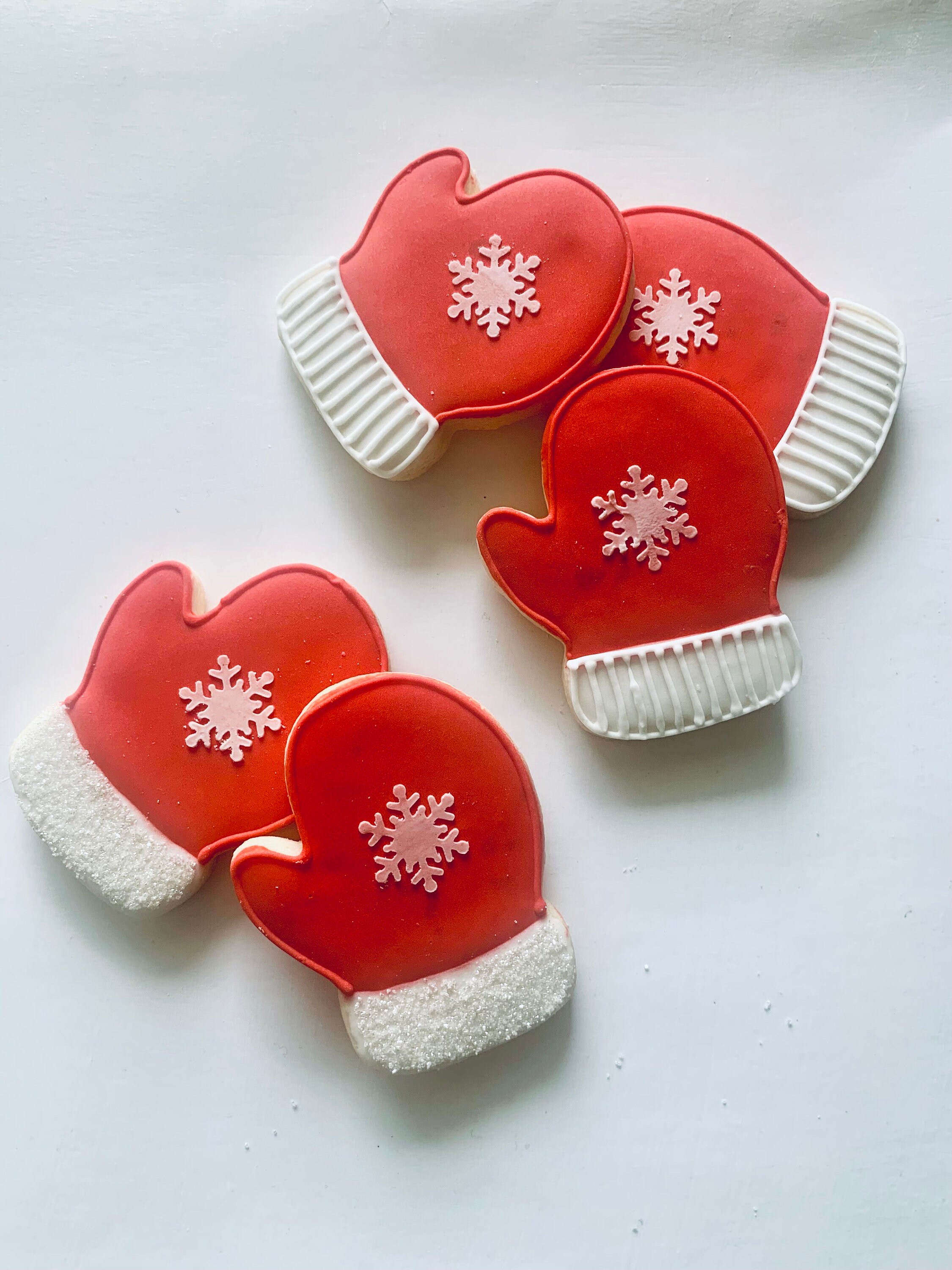 Christmas Mittens Sugar Cookies, Winter Cookies, Holiday Cookies - Etsy