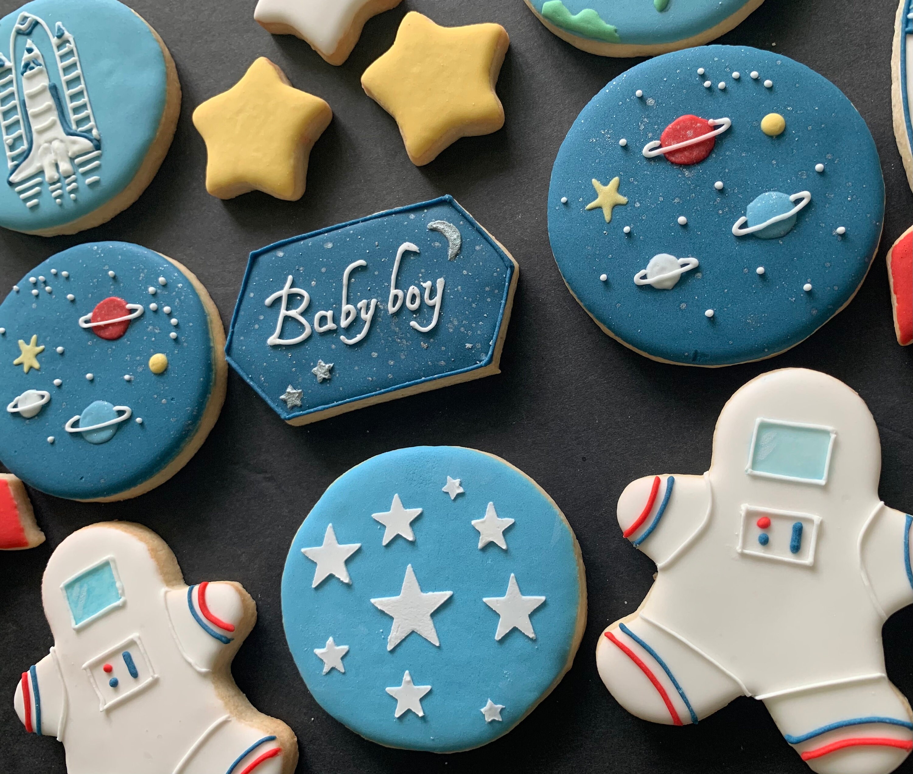 Space Travel Sugar Cookies Astronaut Cookies Earth Cookies - Etsy
