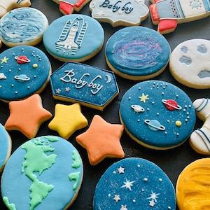 Outer Space Cookies, Space Shuttle, Earth, Spacecraft, Planets ...