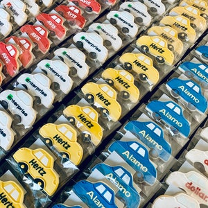 Car Birthday Cookies,baby Shower Car Cookies, Police Car Cookies ...