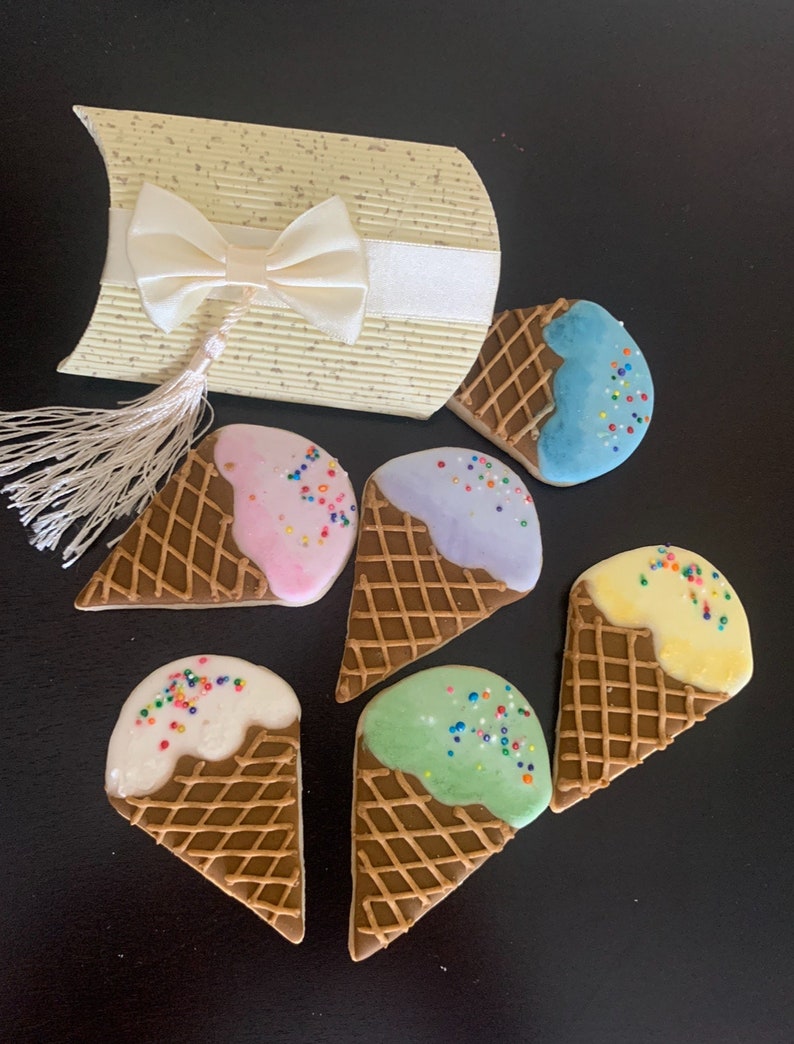 Cool Treats: Ice Cream Cone Sugar Cookies - Etsy