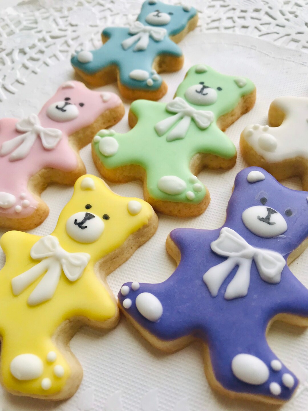 Little Bear Cubs Sugar Cookies, Birthday Cookies, Baby Shower Cookies ...