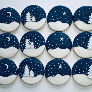 Winter Night Sugar Cookies, Winter Love, Quietness of Winter, Christmas ...