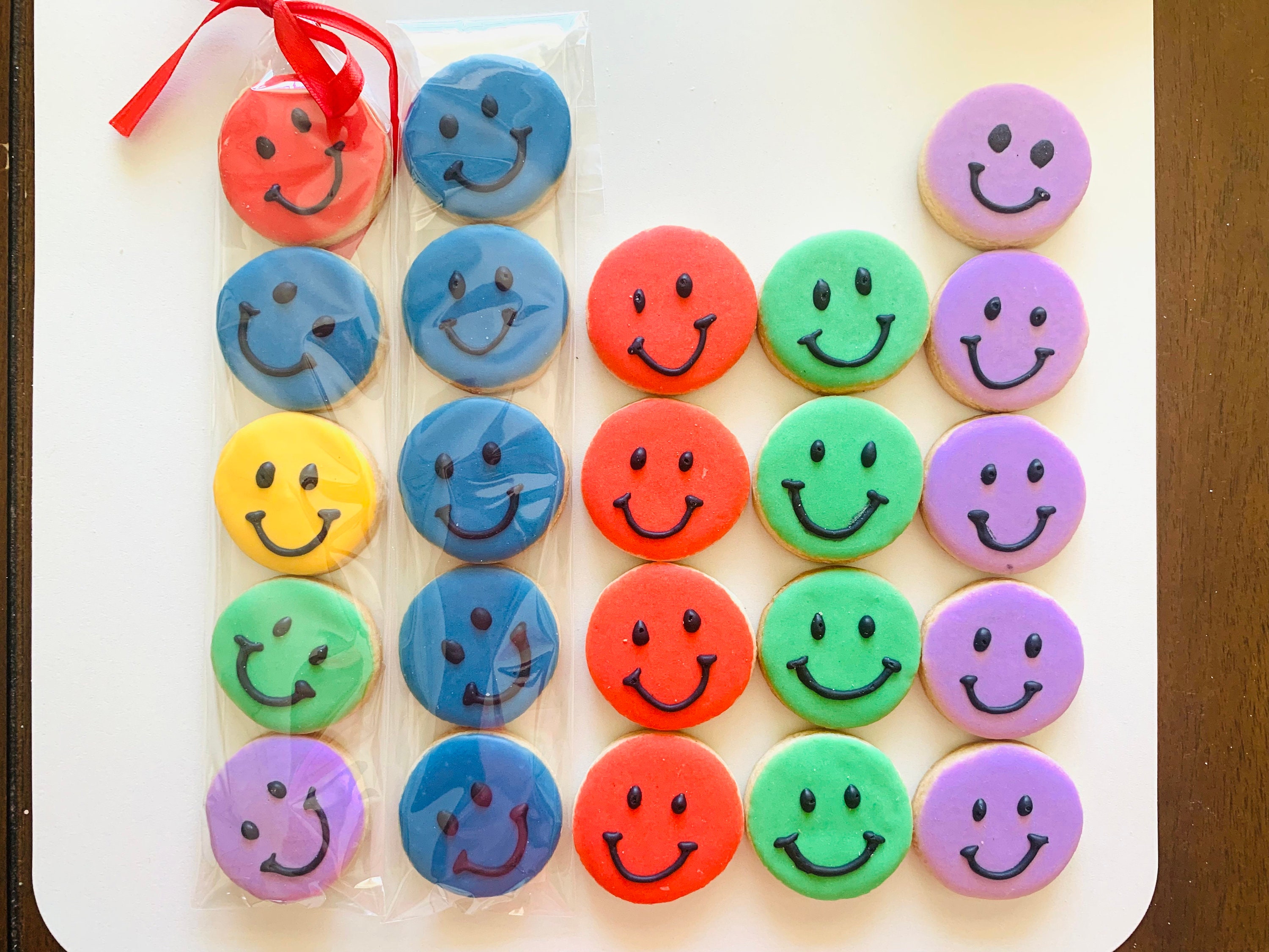 Smiley Face Party Set Sugar Cookies. Bright, Fun, and Delicious ...