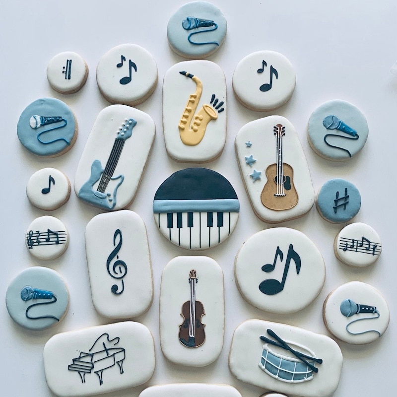 Piano Cookies - Etsy