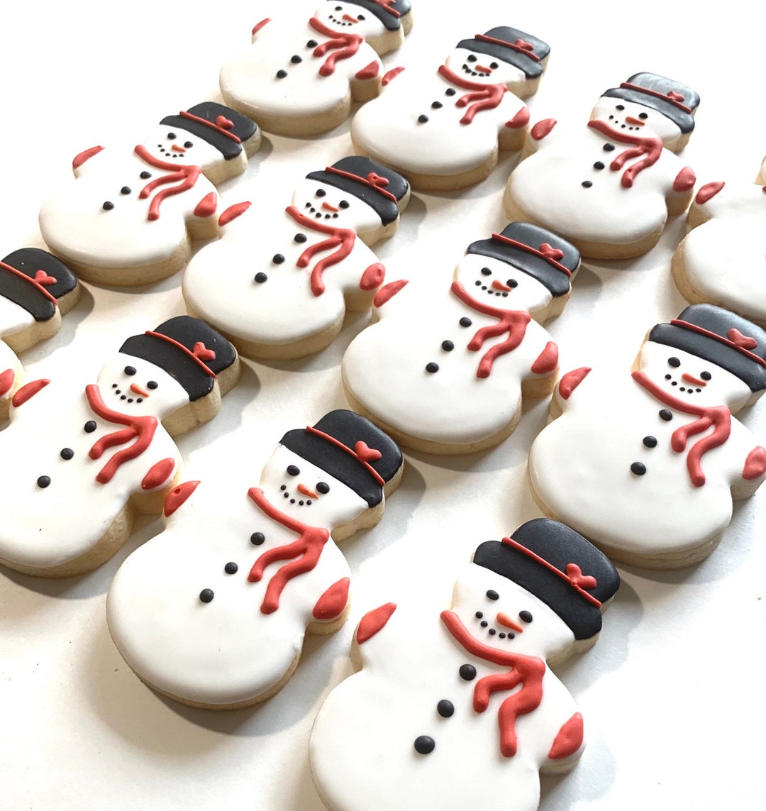 Snowman Cookies, Holiday Cookies, Celebration, Winter Cookies ...