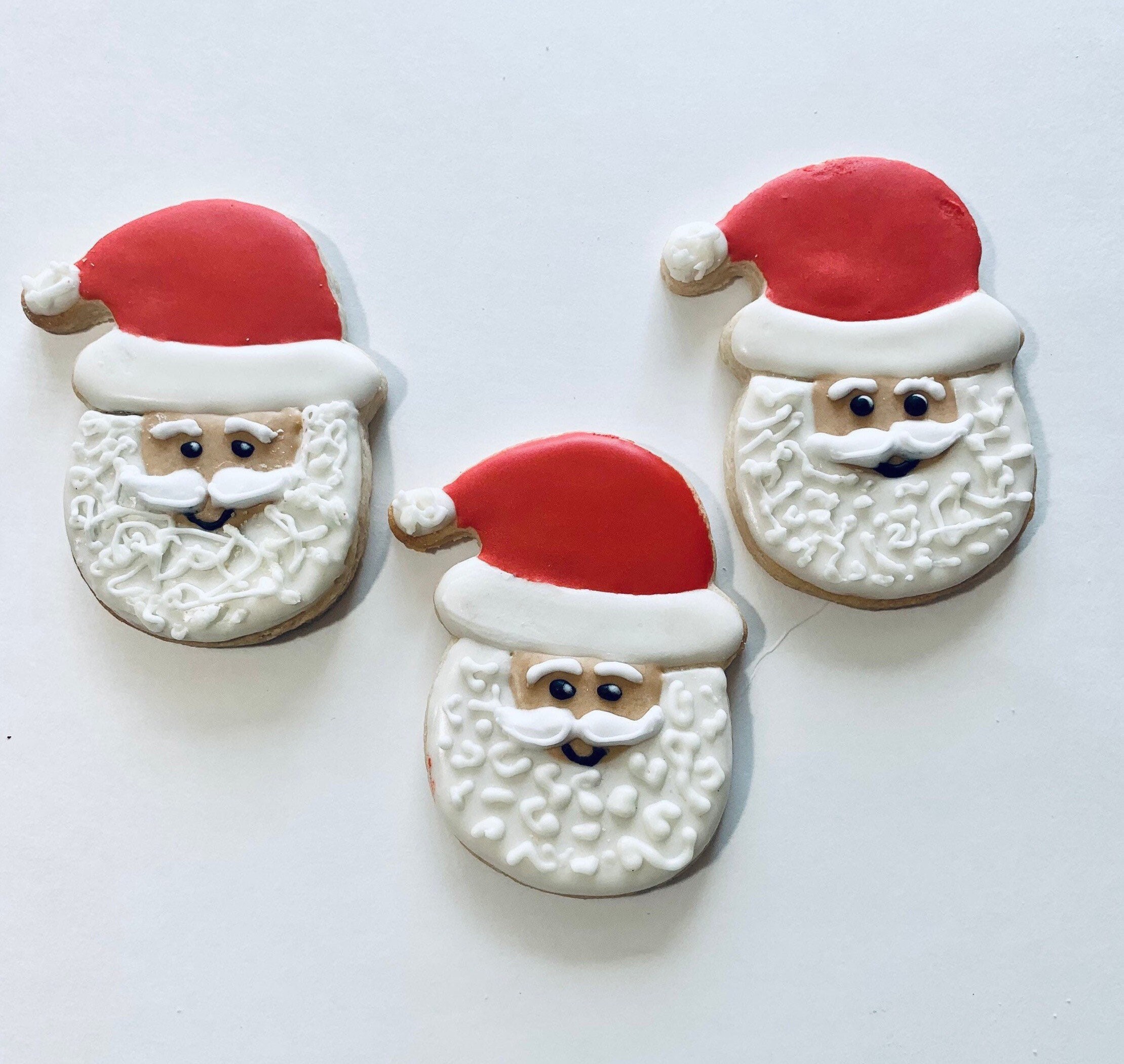 Santa Claus Sugar Cookies, Christmas Cookies, Holiday Cookies - Etsy