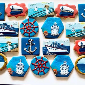 Let’s the Voyage Begin! Cruise Cookies, Traveling Cookis, Crew Gift ...