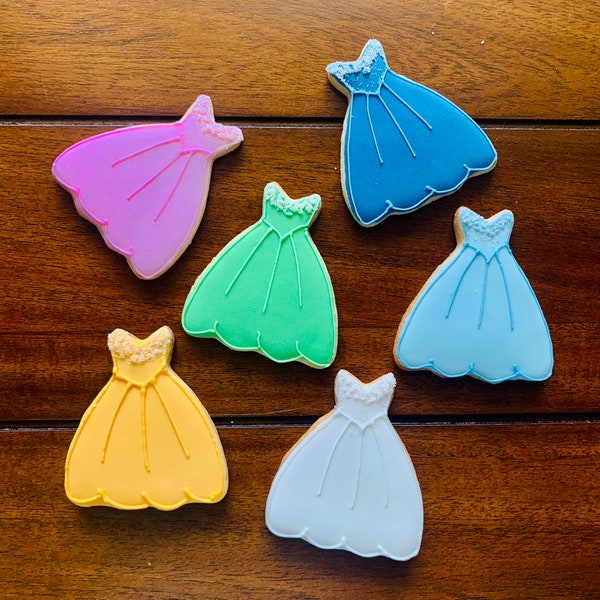 Gown Cookies - Etsy