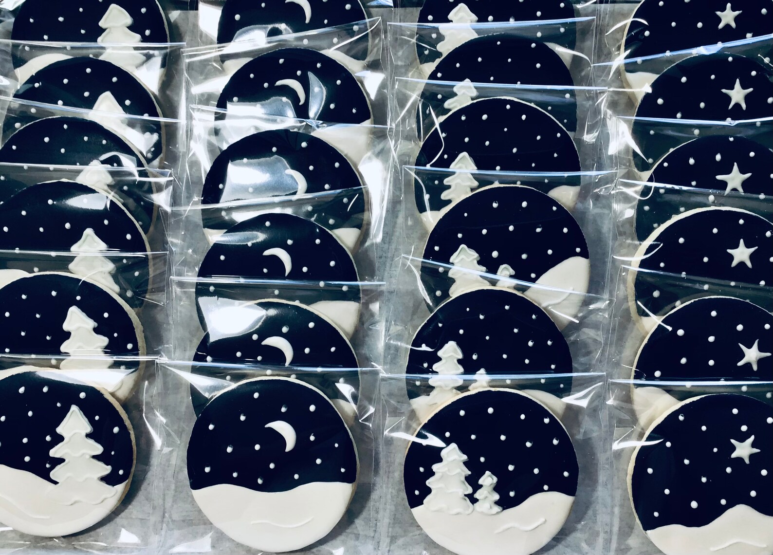 Winter Night Sugar Cookies, Winter Love, Quietness of Winter, Christmas ...