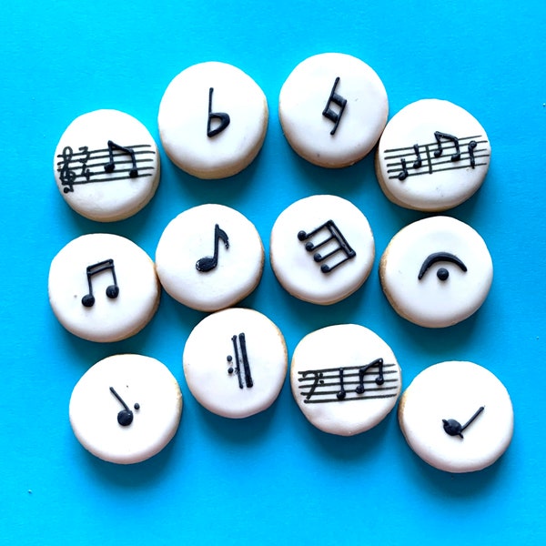Musical Note Cookies - Etsy
