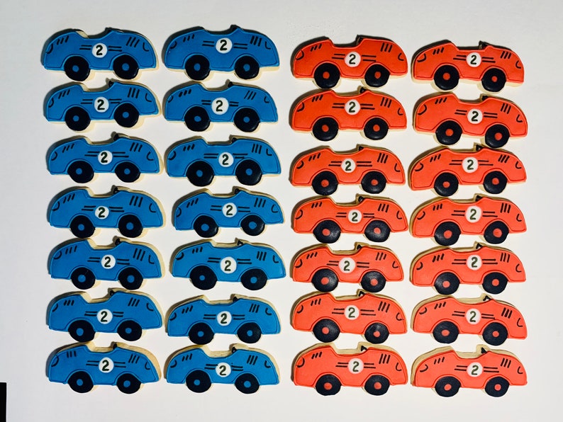 Race Car Birthday Cookies, Baby Shower Race Car Cookies, Formula 1 Car ...