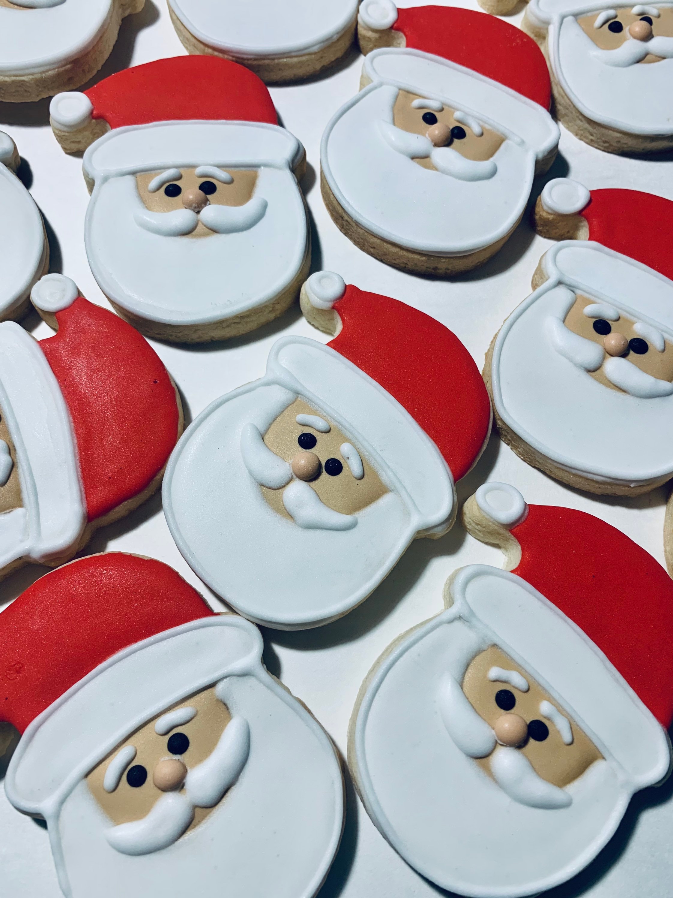 Santa Claus Sugar Cookies, Christmas Cookies, Holiday Cookies - Etsy