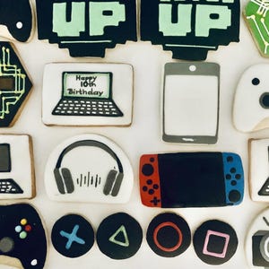 Level up With Our Video Game Themed Sugar Cookies! - Etsy