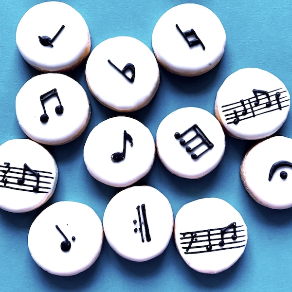 Music Themed Cookies - Etsy