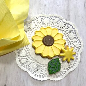 You Are My Sunshine! Sunflower Themed Sugar Cookies for Birthday, Fall ...