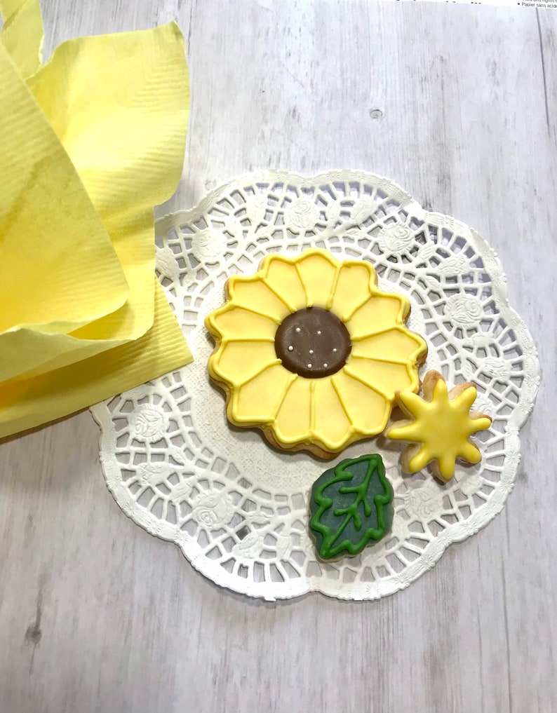 You Are My Sunshine! Sunflower Themed Sugar Cookies for Birthday, Fall ...