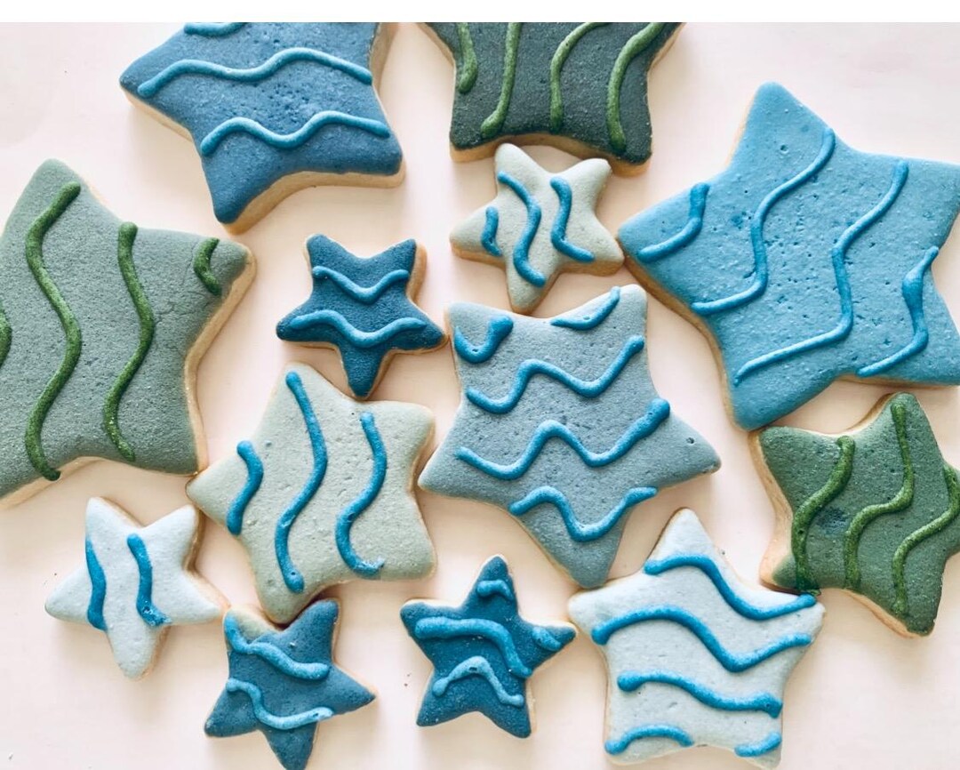 Moonlit Moments: Shades of Twilight Sugar Cookies, Birthday Cookies ...