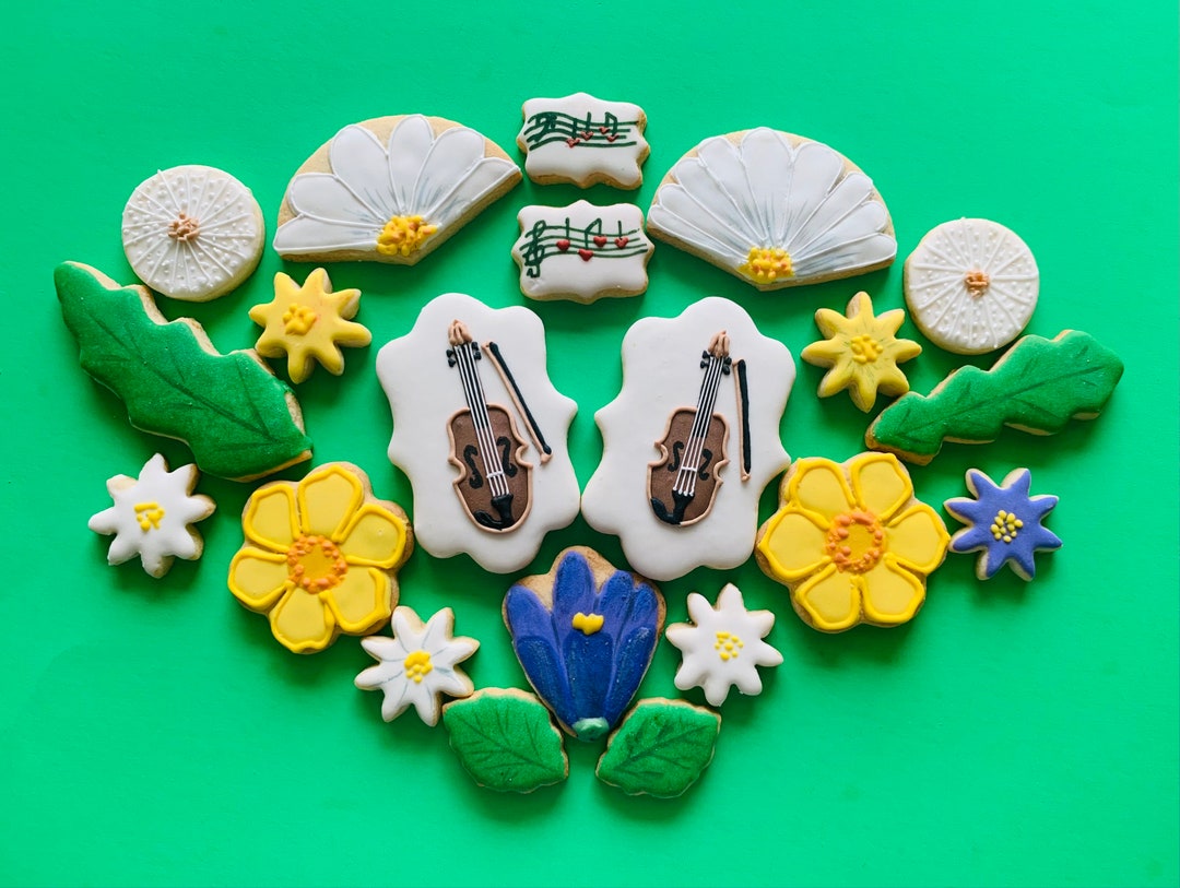 The Four Seasons :spring Music Sugar Cookies, Music Cookies, Violin ...