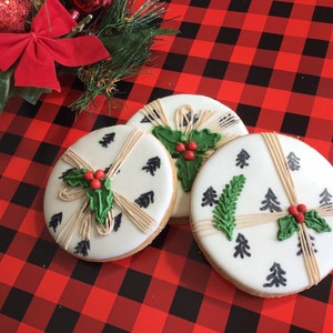 Holiday Cookies With Mistletoe, Christmas Cookies, Sugar Cookies ...
