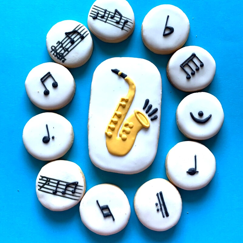 Music Themed Cookies - Etsy