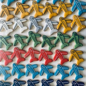 Aviation, Airplane Sugar Cookies, Pilot Gift, Baby Shower, Airplane ...