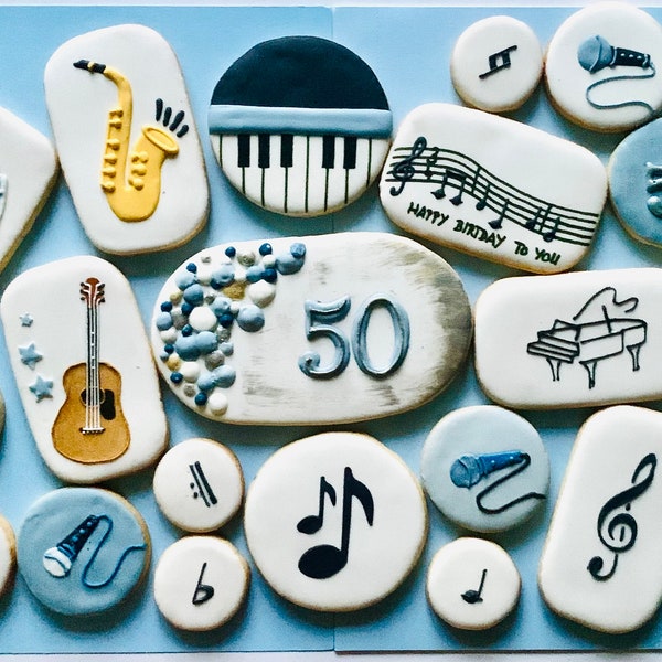 Piano Cookies - Etsy