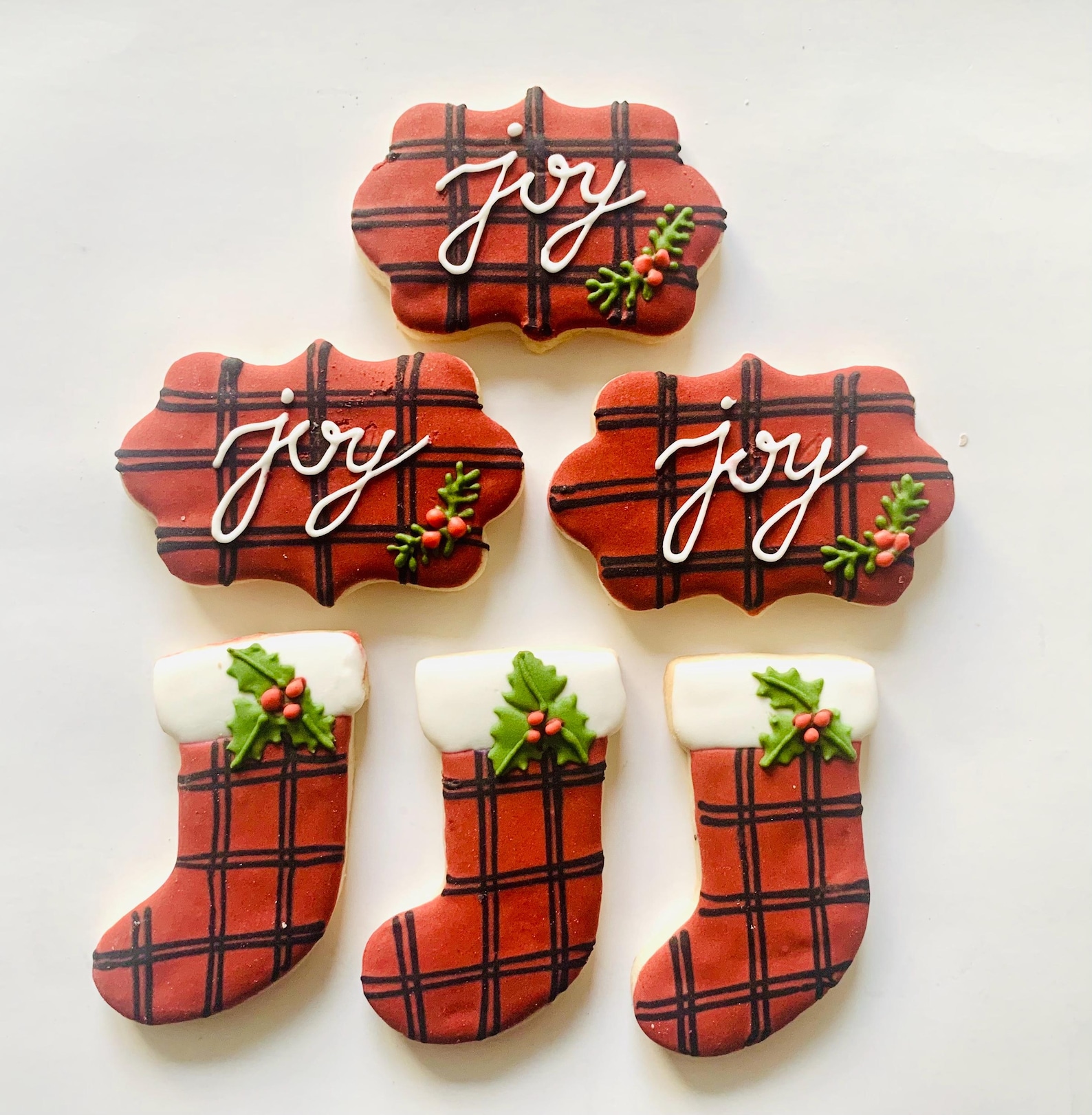 Joy Christmas Cookies, Merry Christmas Cookies, Stocking Christmas ...
